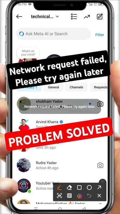 Instagram Network request failed please try again later | network request failed instagram - YouTube