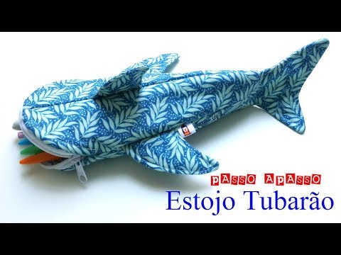 Estojo Tubarão  ✂️ Shark Pencil case