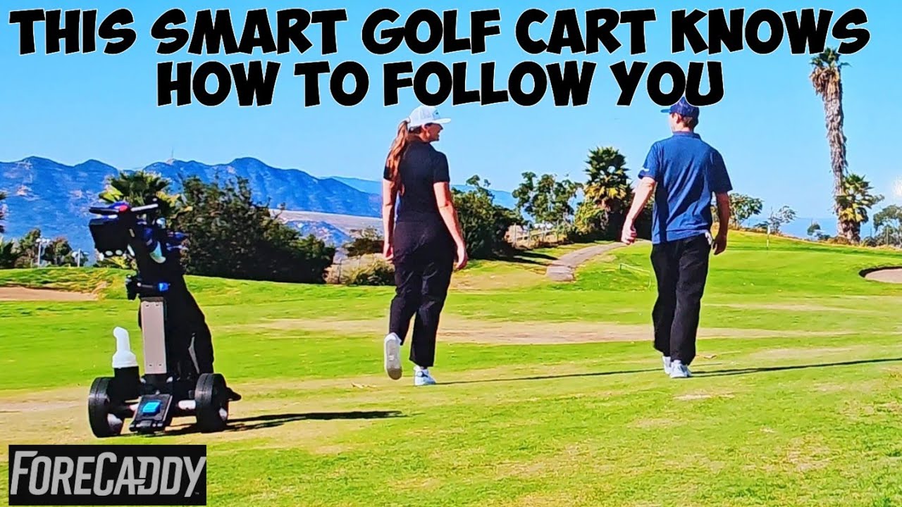 New Golf Smart Cart Follow/Remote Control Electric Golf Cart Caddy by ...