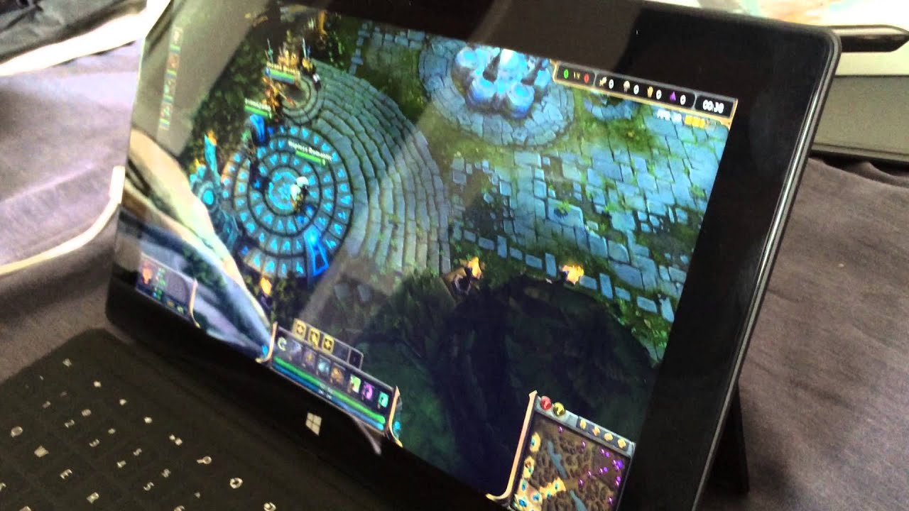 Will it play? Surface Pro playing LoL - YouTube