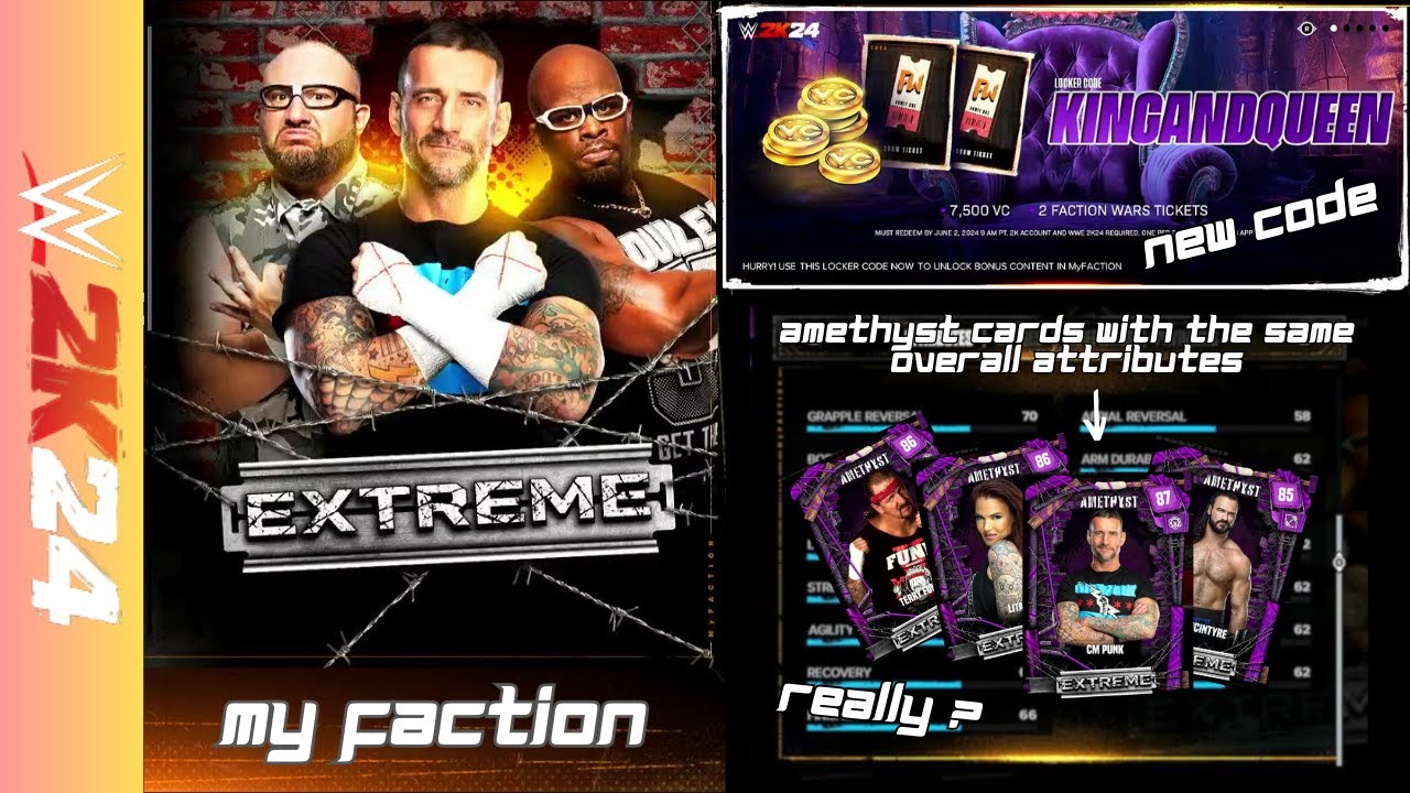 WWE 2K24: MY FACTION (EXTREME PACKS) Gameplay (PS5) - YouTube