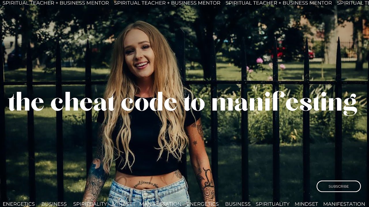 the cheat code to manifesting anything that you want in life | law of attraction #manifestation ...