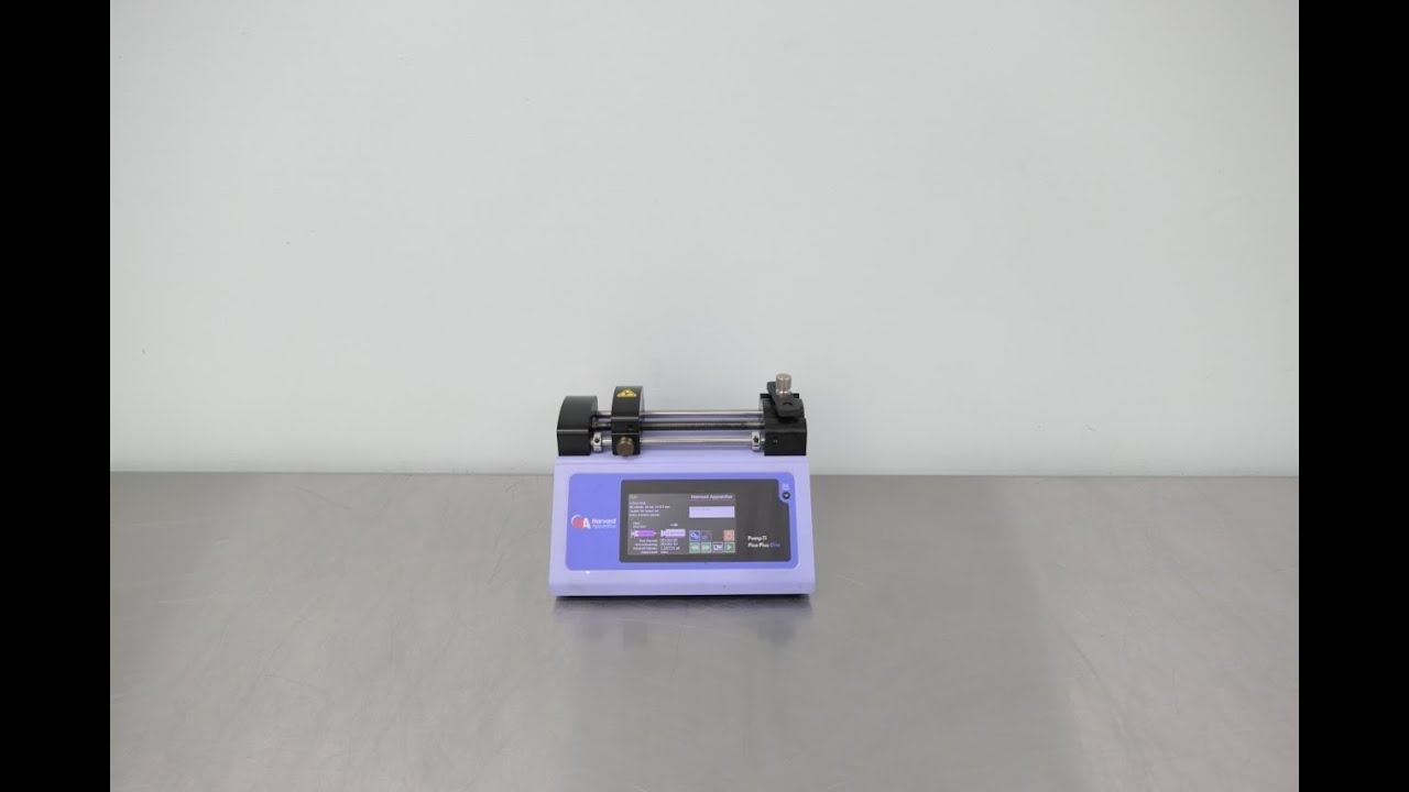 Harvard Apparatus Pump 11 Pico Plus Elite Syringe Pump - YouTube