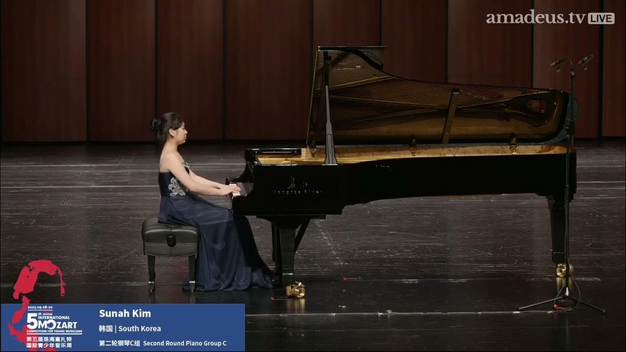 5th Zhuhai International Mozart Competition for Young Musicians Piano Group C Second Round.Stage ...