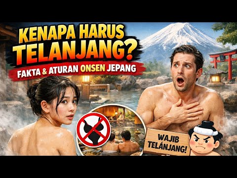Kenapa mandi Onsen harus telanjang? #onsen #jepang #faktaunik 