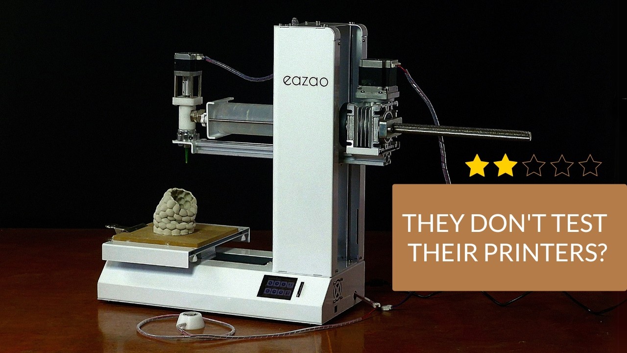 Eazao Potter Ceramic 3D Printer Unboxing & First Impressions - YouTube