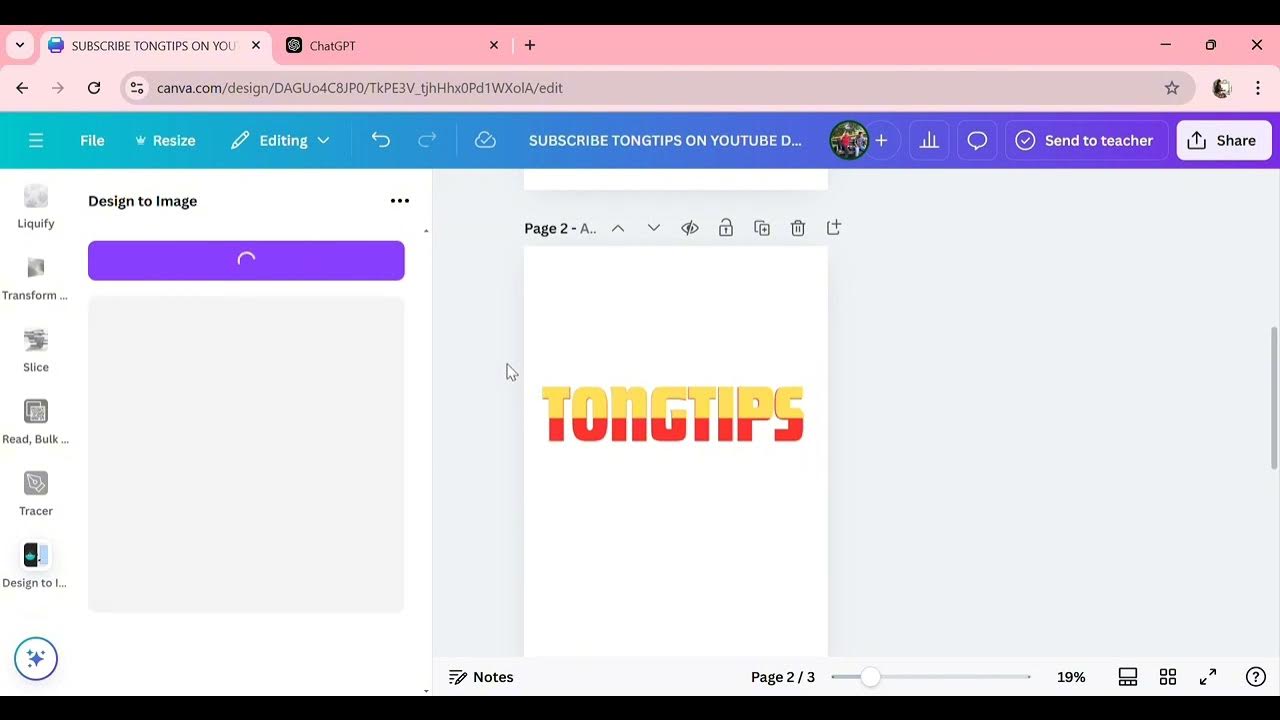 Create a Split color text effect 💯 | Canva Tutorial - YouTube