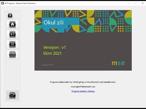 Ücretsiz Okul Zil Programı (Download linki açıklamada) - YouTube