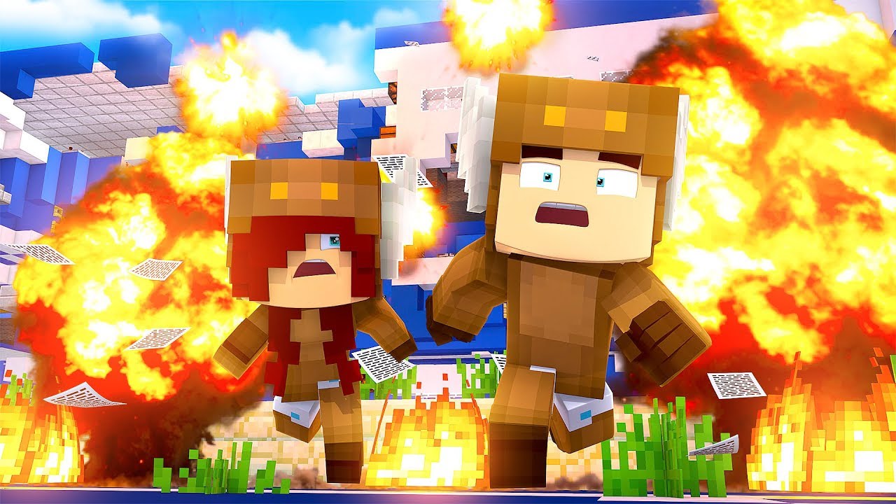 Minecraft Daycare - BABY BURNS DOWN THE DAYCARE! w/ MooseCraft ...