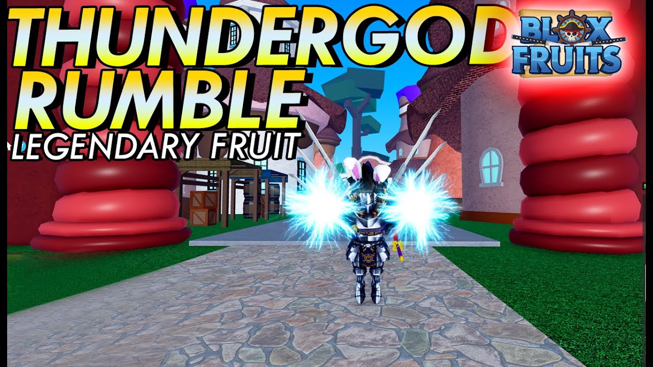 THUNDER GOD RUMBLE FRUIT, AYO BANTU RAID | Live Roblox Blox Fruit - Ep ...