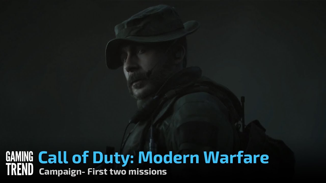 Call of Duty: Modern Warfare- First two missions of campaign - YouTube