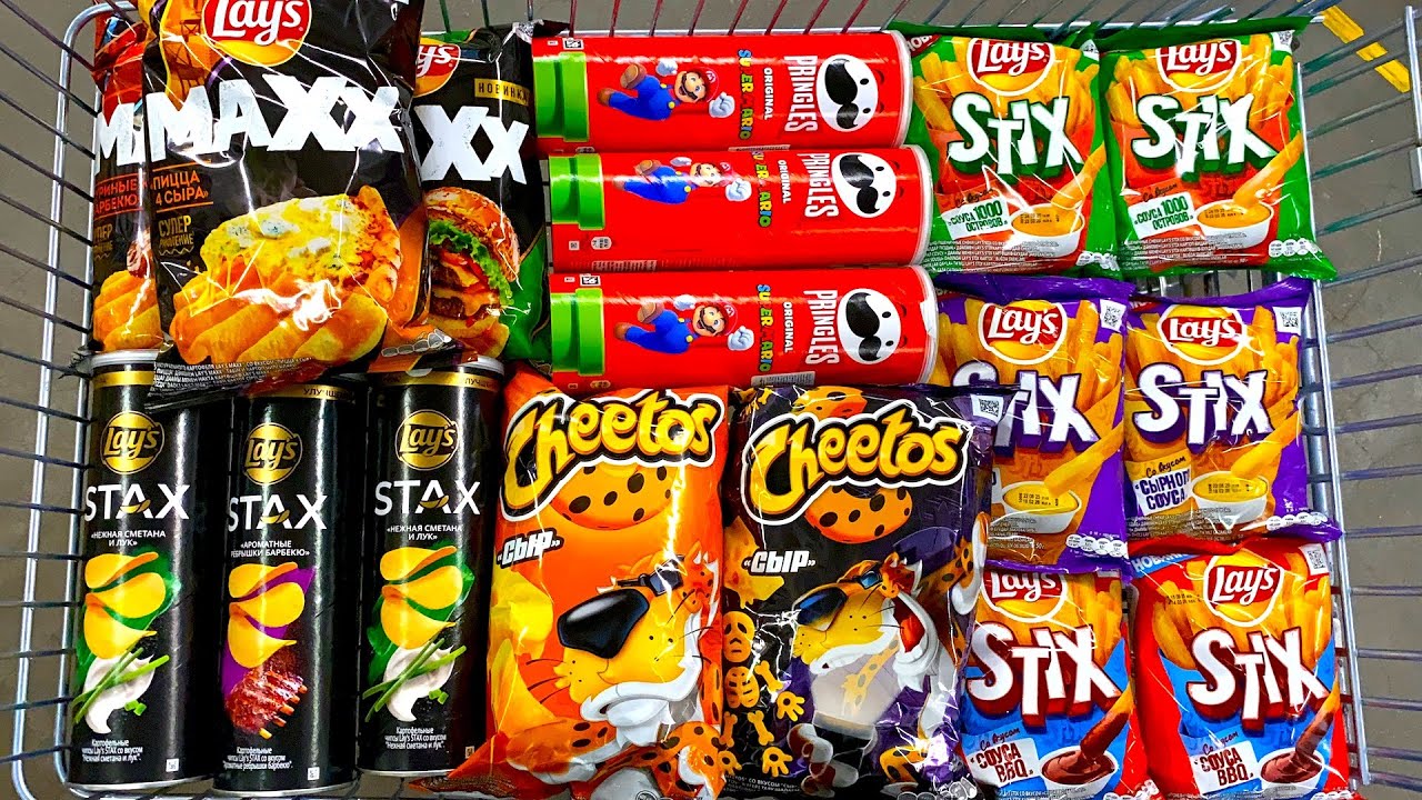 Вкусняшки и Сладости 😍 Мега Шоппинг! Lay's Stix, Cheetos Halloween ...