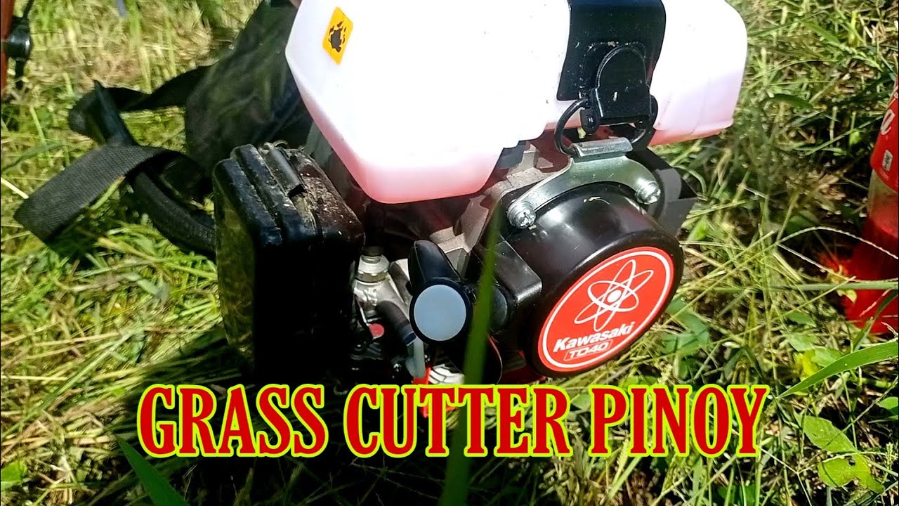 GRASS CUTTER PINOY/TD 40 KAWASAKI - YouTube