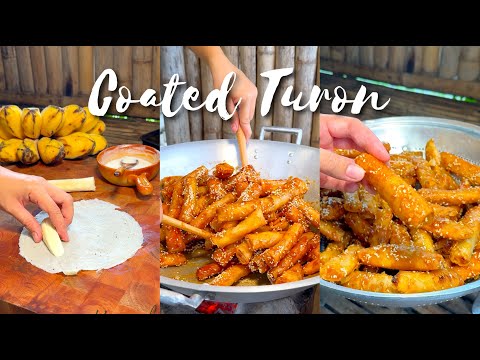 Turon Rhuma Without the Rum | Sweet & Crispy Filipino Snack with Roasted Sesame Seeds | Kusinela