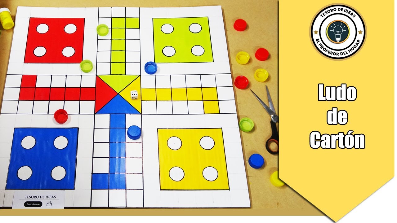 Cómo Hacer un Ludo de Cartón con Tapitas Recicladas ♻️🎲 | Manualidades ...