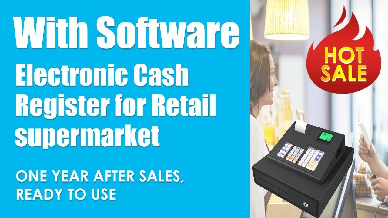 PC software electronic cash register ECR for retailers ECR600 - YouTube