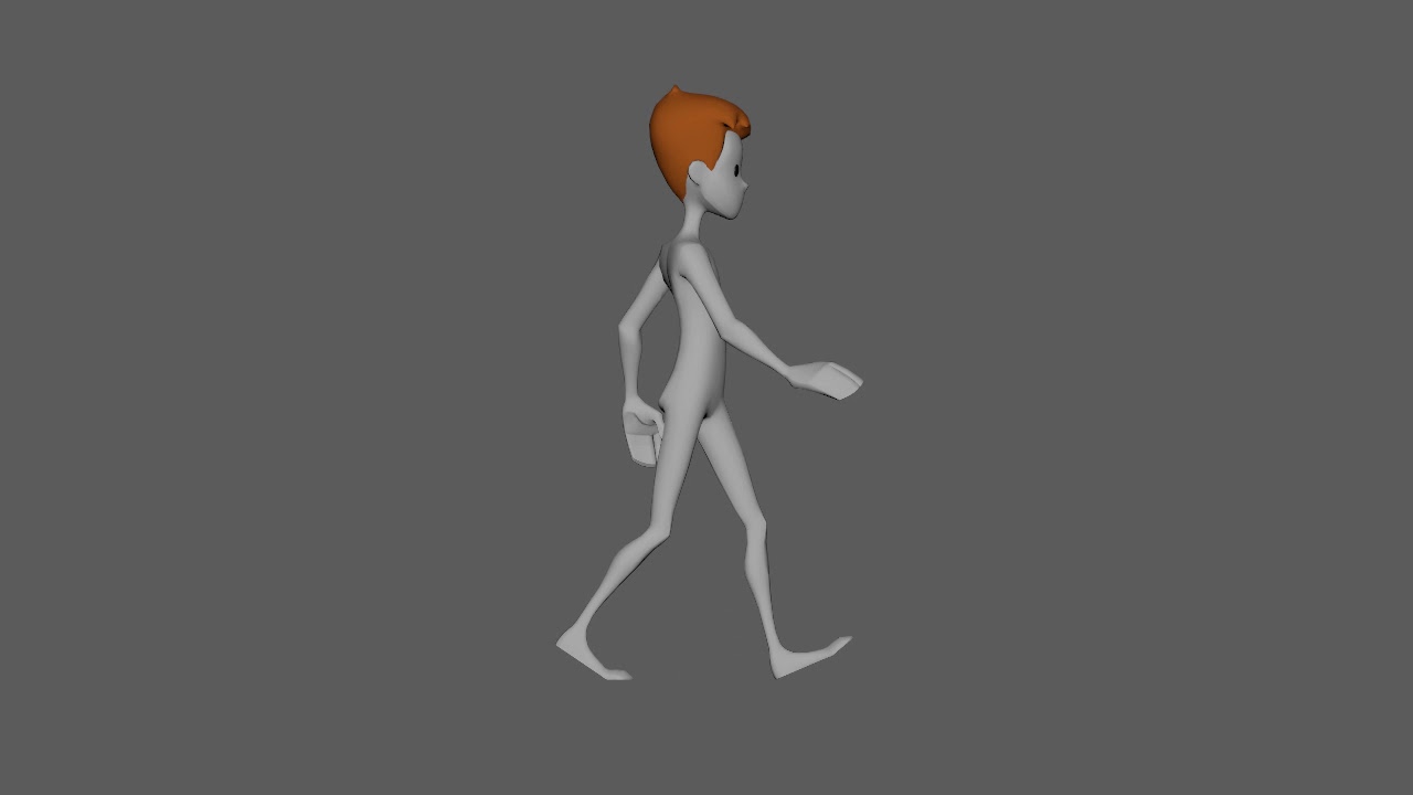 Generic Walk Cycle - Side View - YouTube