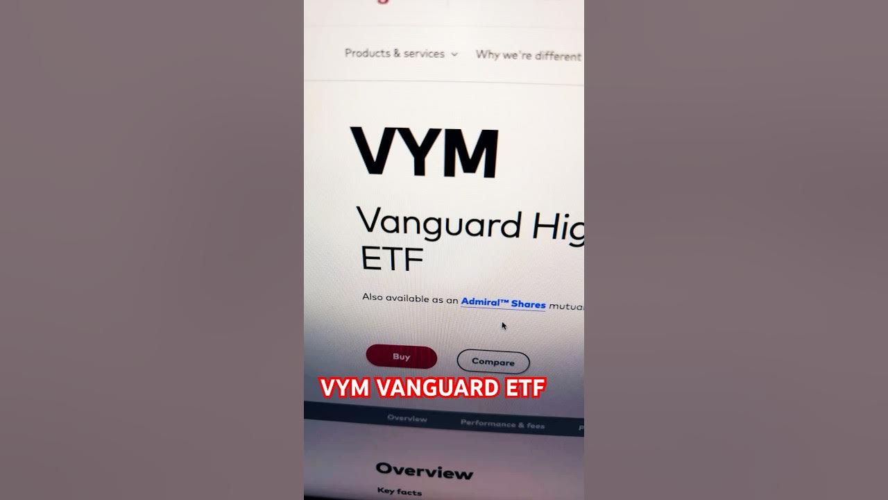 Vanguard high dividend ETF - VYM - YouTube