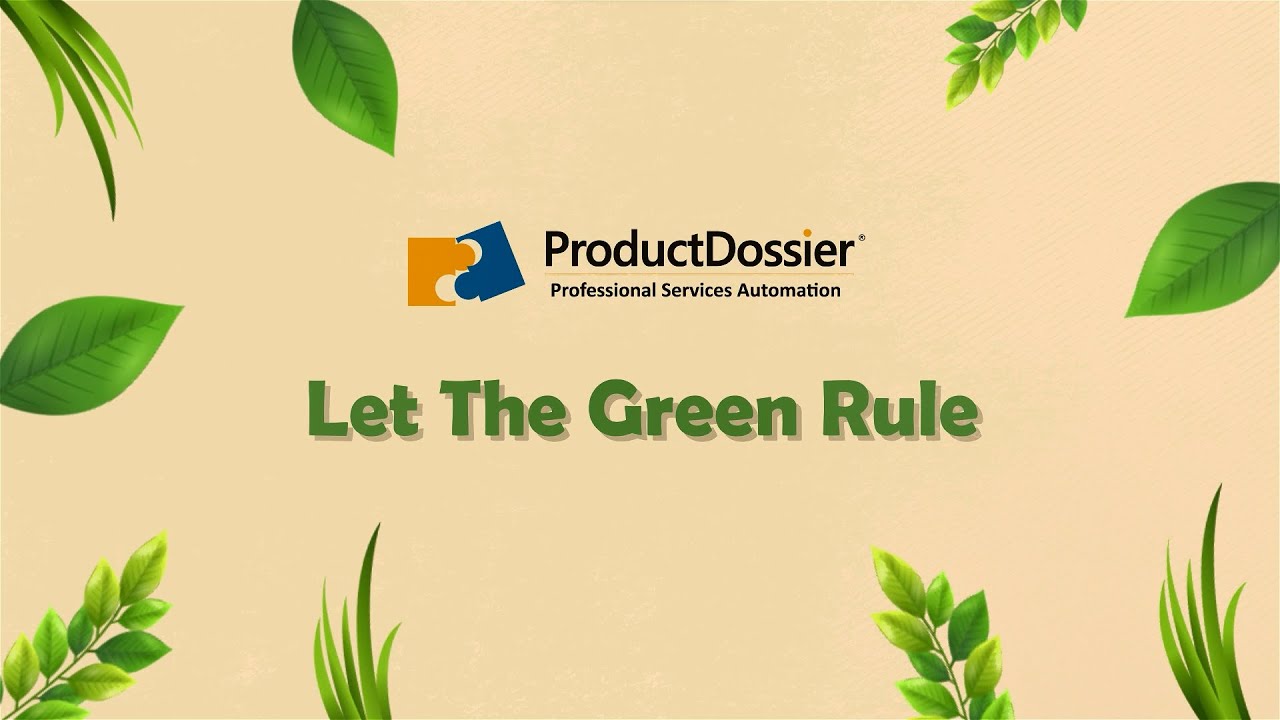 Let The Green Rule | Team ProductDossier In Collaboration With The ...