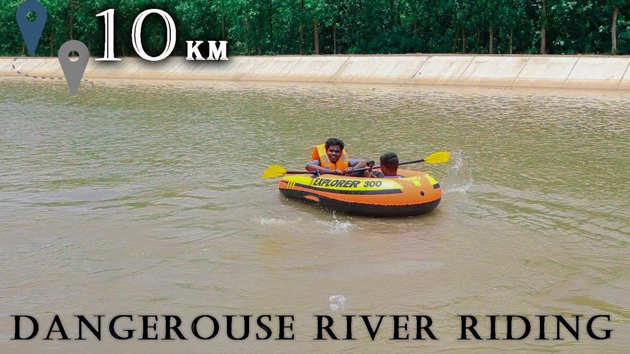 Boat Riding In River 🙂 Dangerous Water Riding....#mrsuncity - YouTube