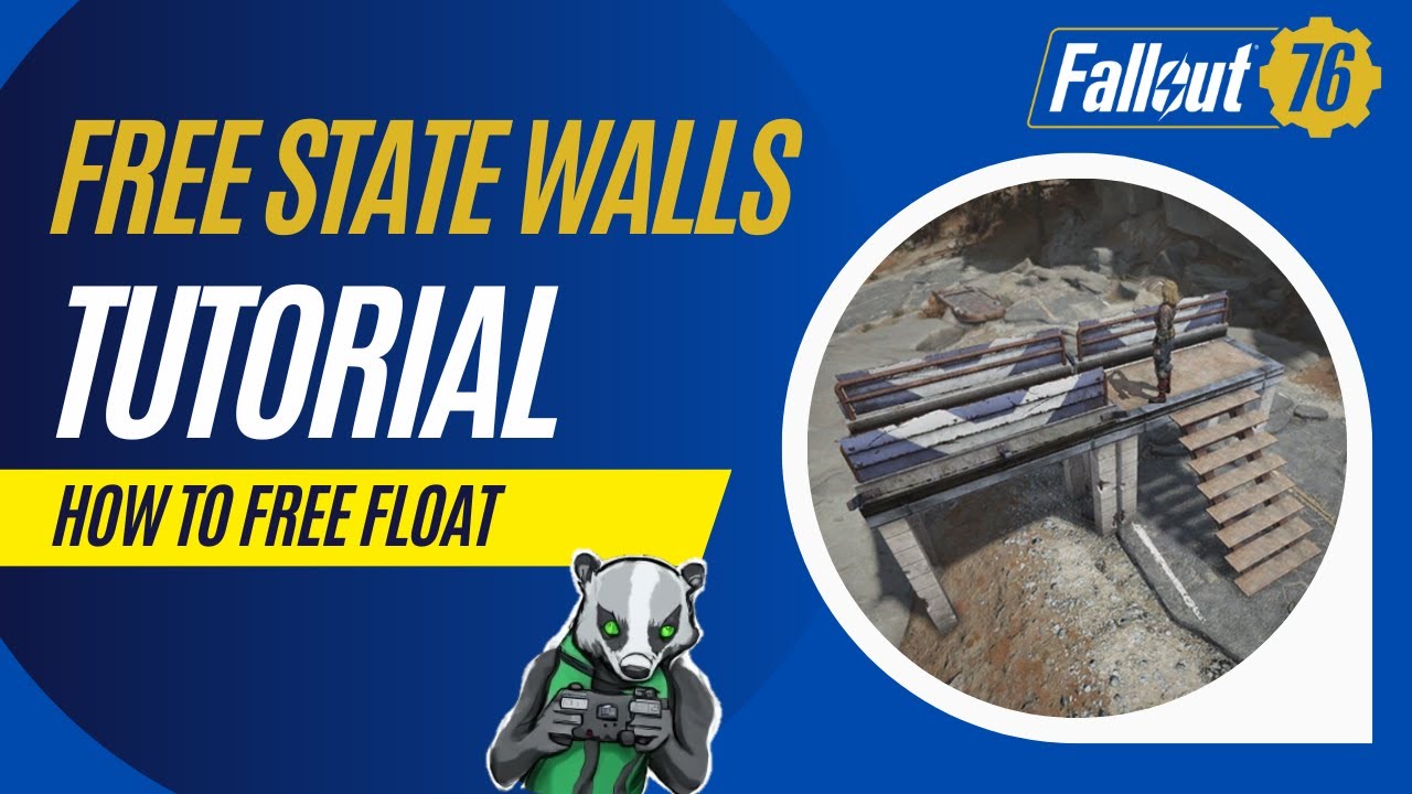 Fallout 76 - Free State Walls glitches - YouTube