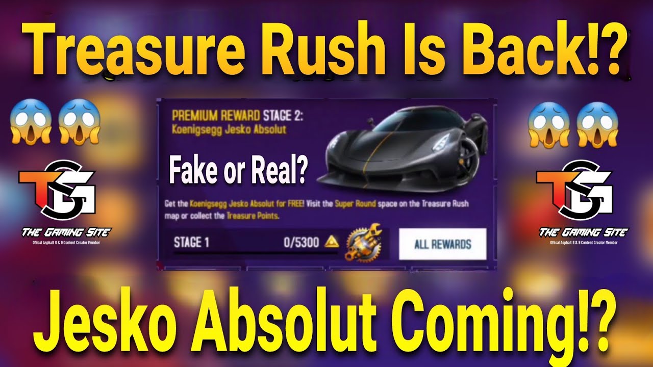 History King *Jesko Absolut* Is back? 😱 | Jesko Absolut Treasure Rush ...