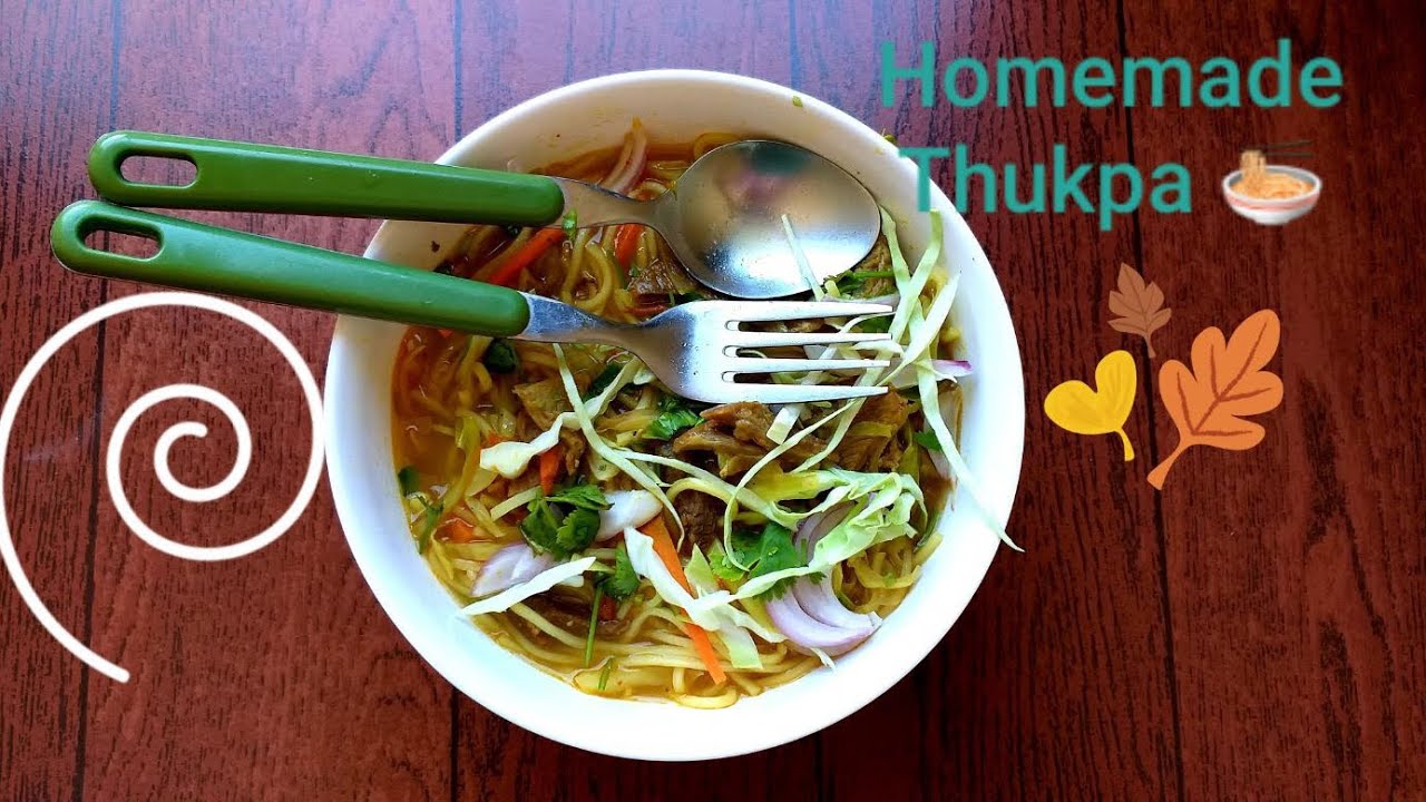 How to make Thukpa | Buff Thukpa | fast n easy way | Nepali style - YouTube