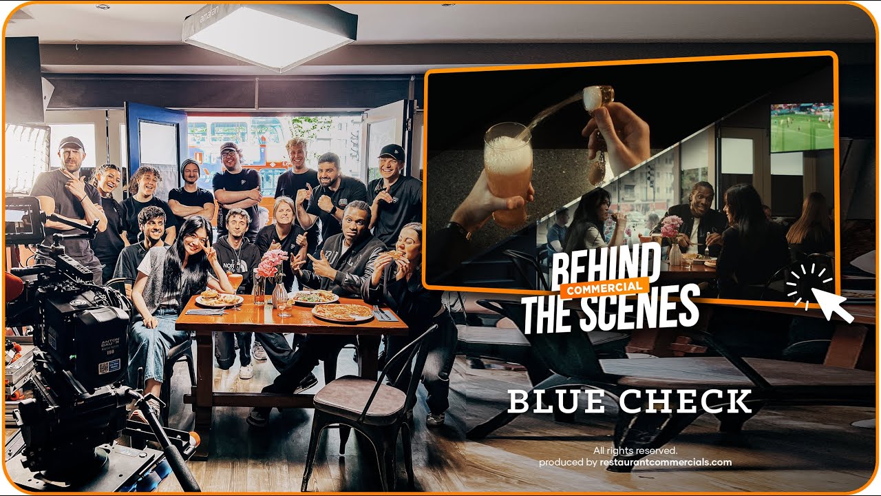 Behind the Scenes of a Journey from Wembley to Blue Check Commercial ...