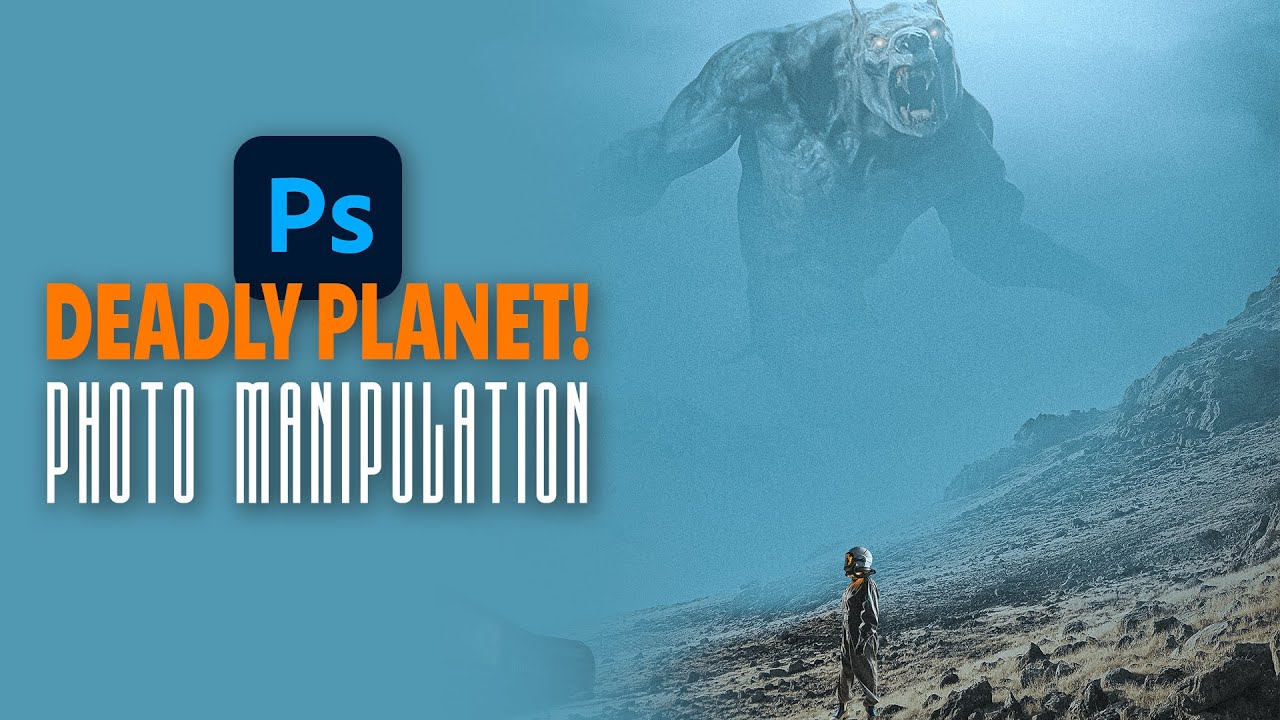 Crashed on a deadly planet with a monster (Photo Manipulation) - YouTube