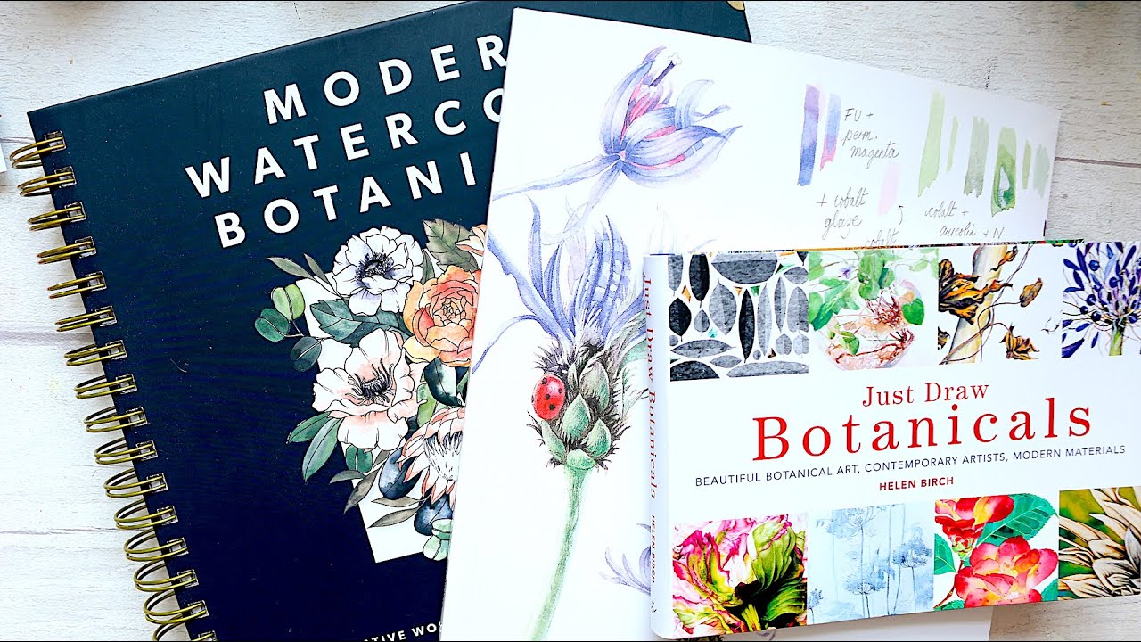 PART 1/2 My Favourite [Modern] Botanical Art Books! - YouTube