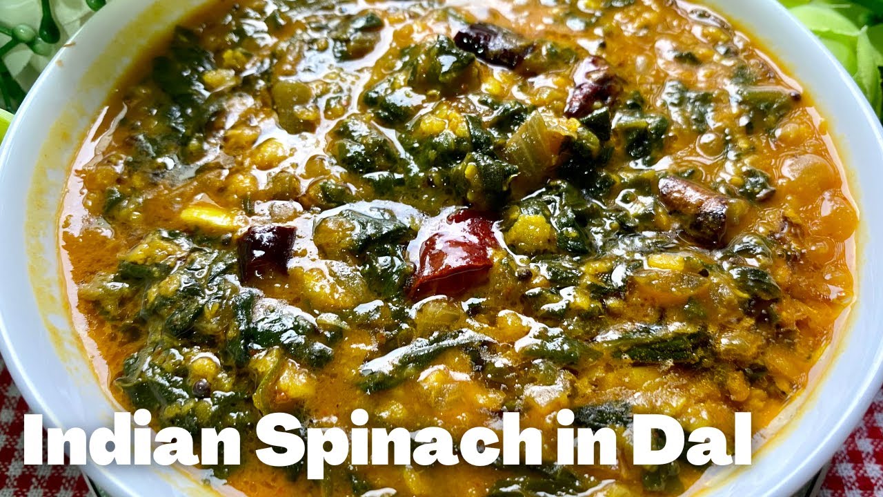 Pasalai Keerai (Malabar Spinach) in Mixed Dal Gravy | Su's Cookbook ...