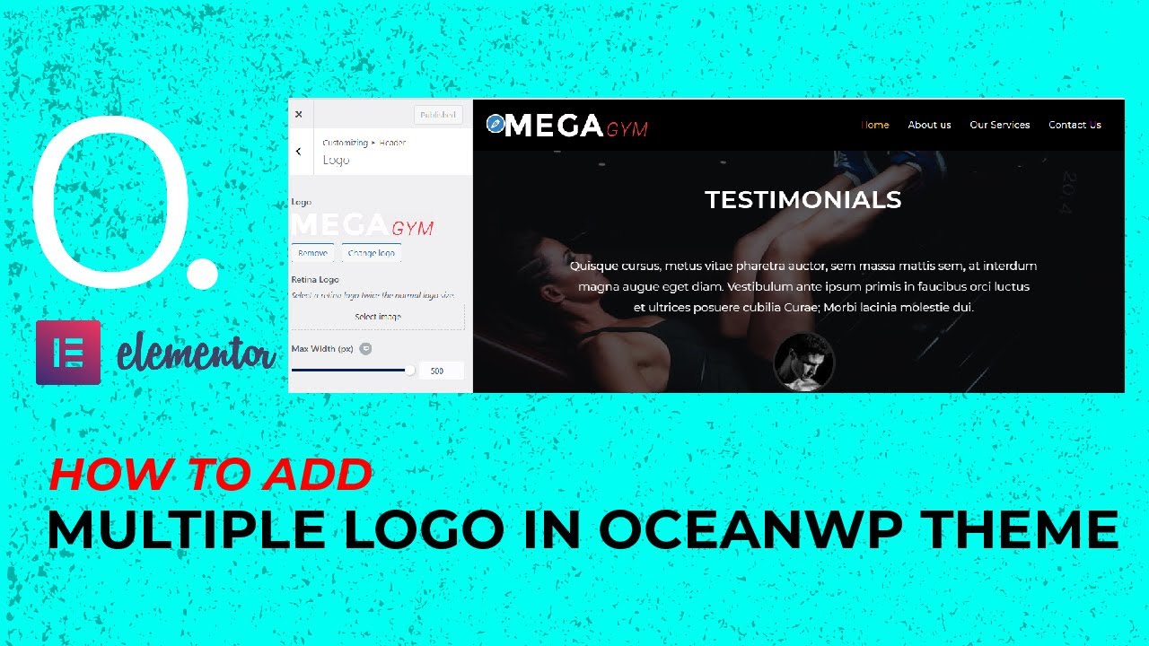 OceanWP | How To Add Logo in OceanWP Theme |Multiple Logo in OceanWP ...