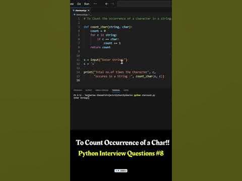 Python For Beginners | Python Tutorial| Python Interview Questions #pythoninterviewquestions # ...