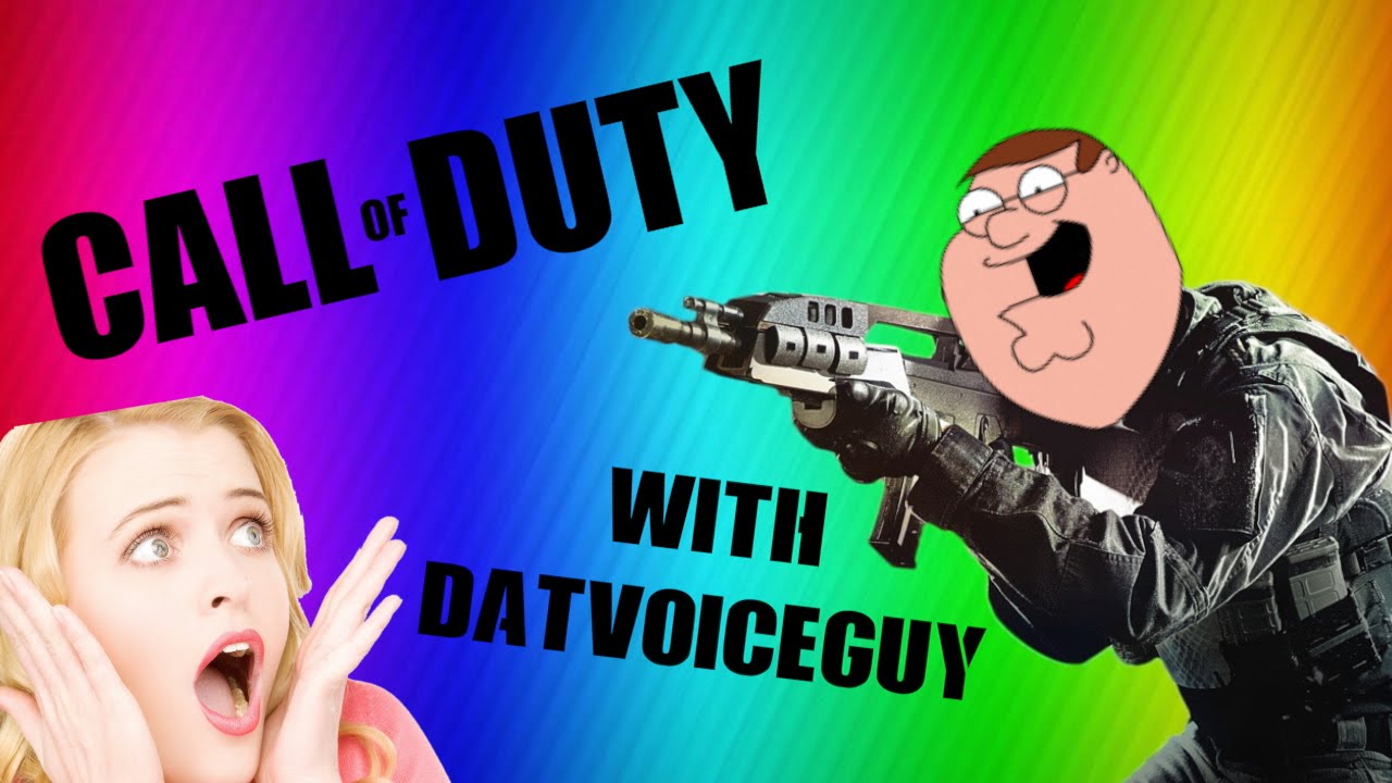 Call Of Duty w/ DatVoiceGuy | Funny Moments, Pick Up Lines, Pants Off ...