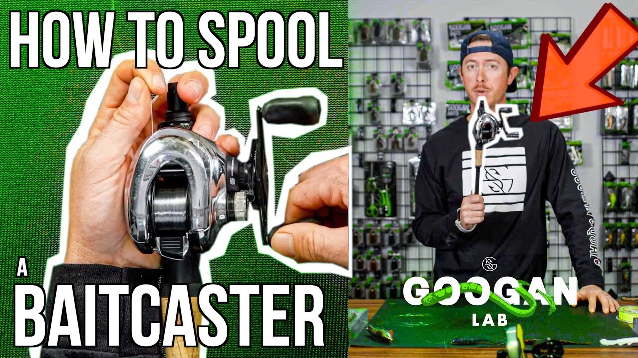 How To SPOOL A BAITCASTING REEL! - YouTube