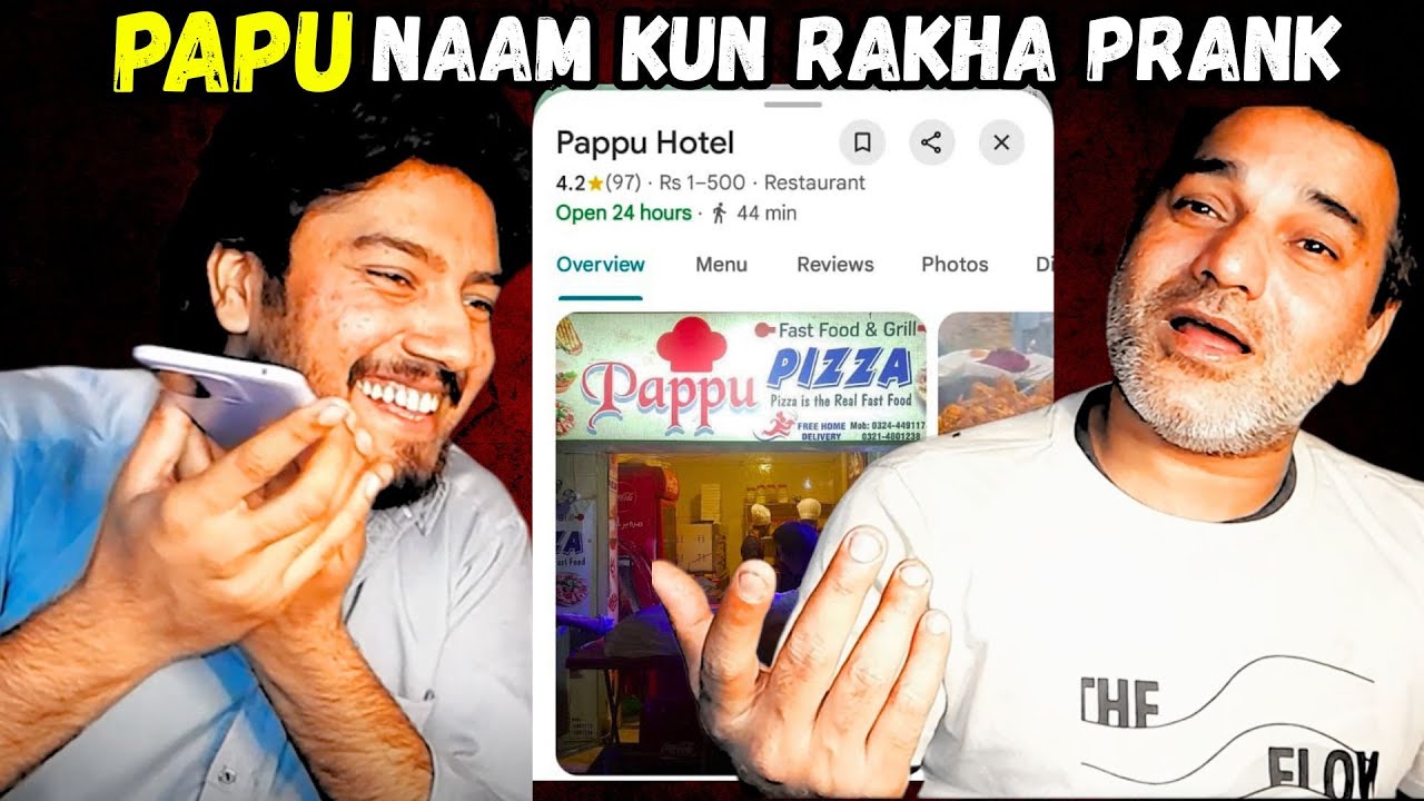 Papu Naam Kun Rakha || Live Calling Prank || Palta Group - YouTube