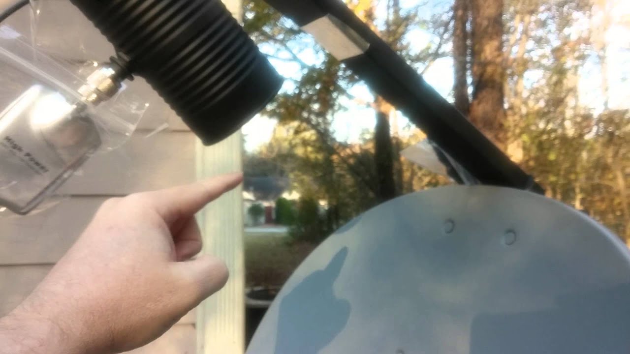 EZ Dish Antenna WIFI Cantenna -28 db build. Free WIFI - YouTube