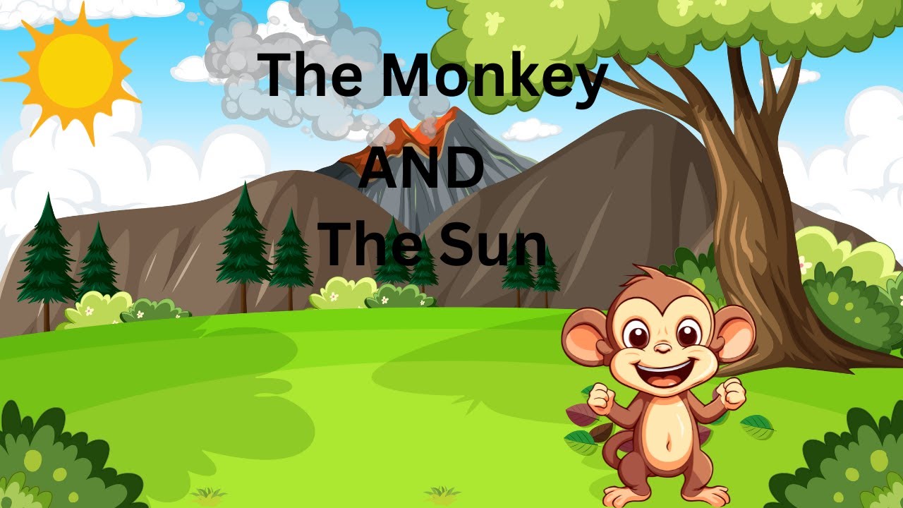 The Monkey And The Sun Story for kids||Short Stories for kids||Moral ...