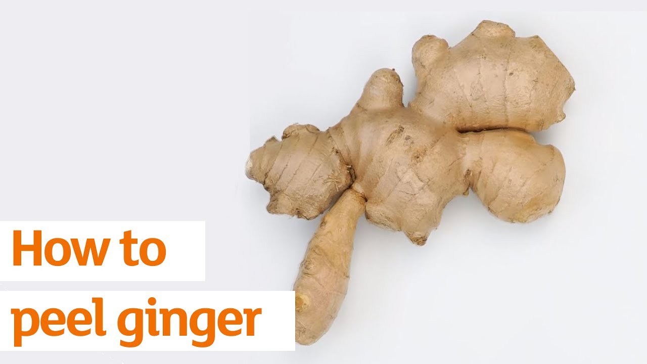 How to peel ginger | How To | Sainsbury's - YouTube