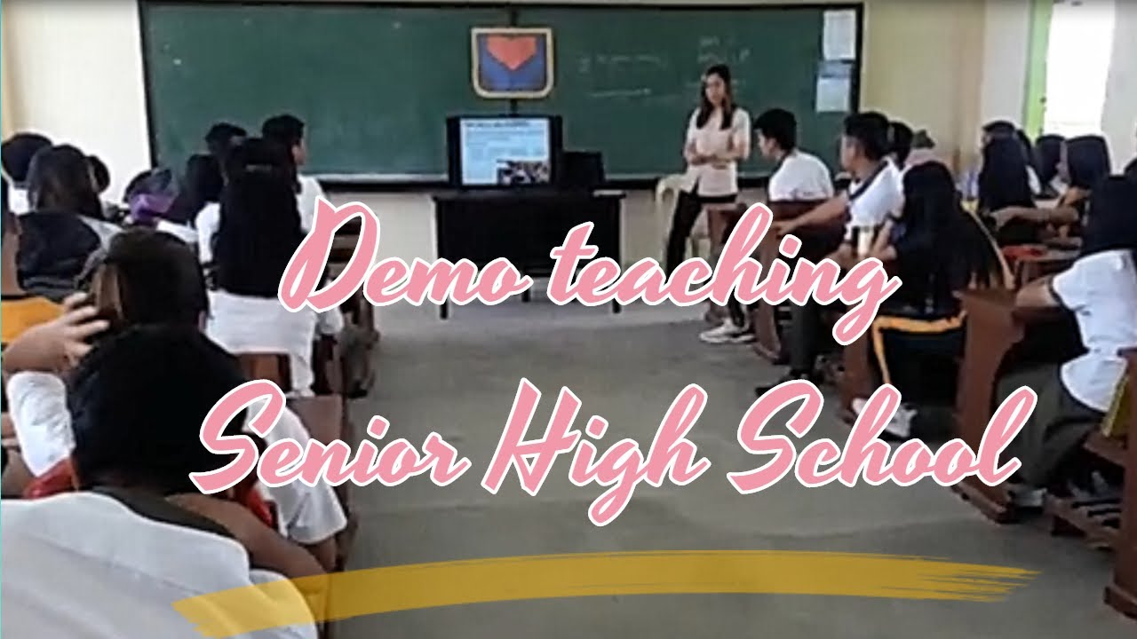 Best Demo Teaching Senior High School by Helena Galang - YouTube