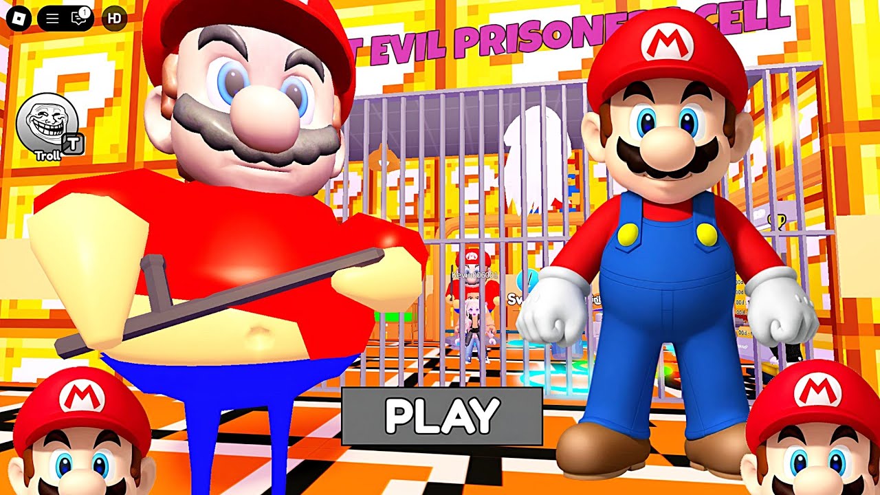 😲MARIO BARRY PRISON RUN OBBY FULL WAIKTHROUGH GAMEPLAY ROBLOX - YouTube