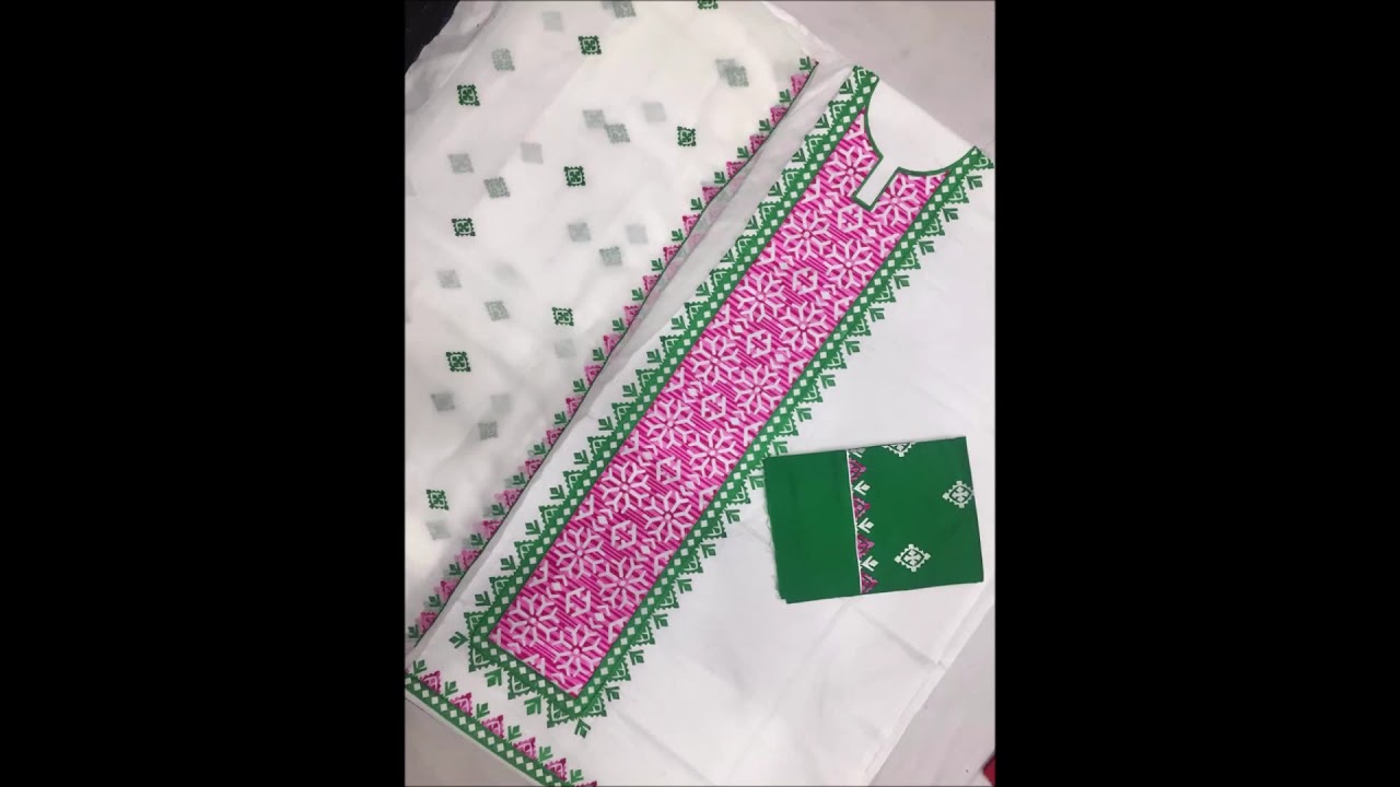 Multani Hand embroidery designs - YouTube