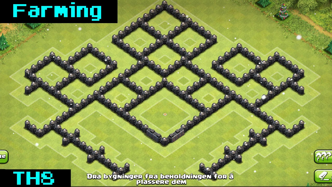 Clash Of Clans | TH8 FARMING BASE 2015 [Southern Teaser #6] - YouTube