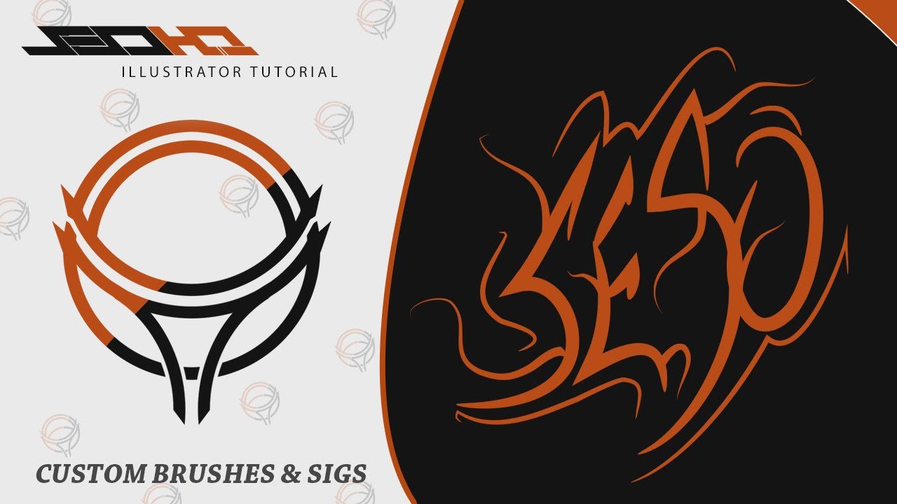 Illustrator Tutorial | Creating Custom Brushes & Custom Signatures ...