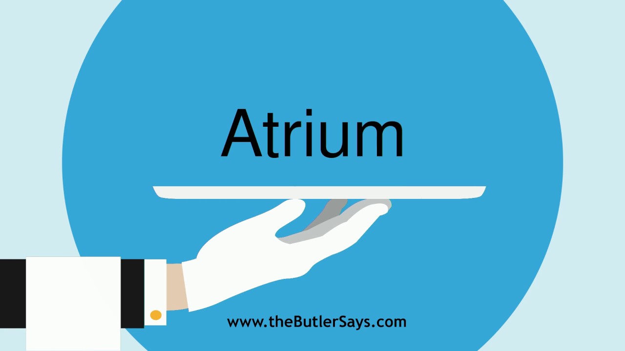 Learn how to say this word: "Atrium" - YouTube