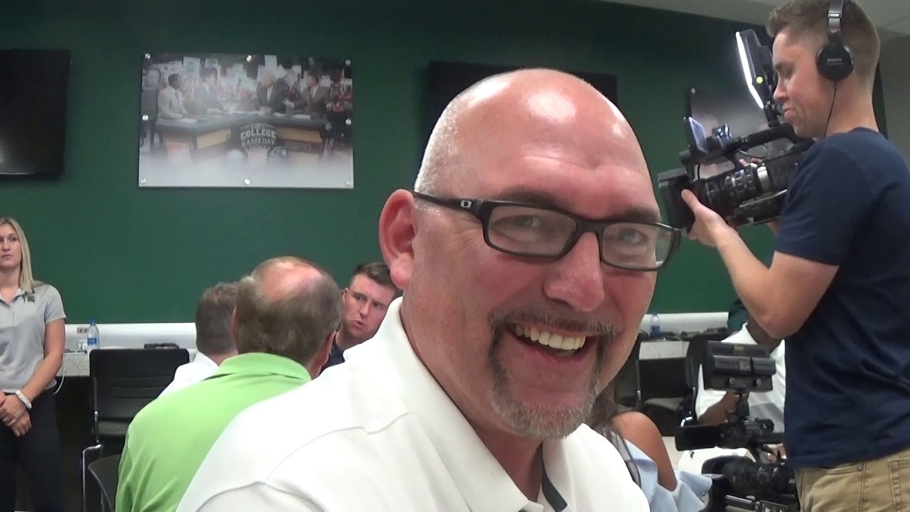 MSU DE COACH CHUCK BULLOUGH SPARTAN MEDIA DAY! - YouTube