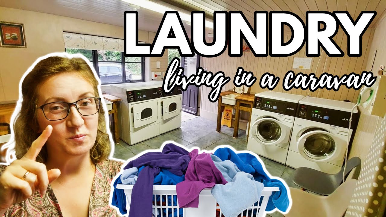 #39 How do we laundry whilst living in a caravan full time? - YouTube