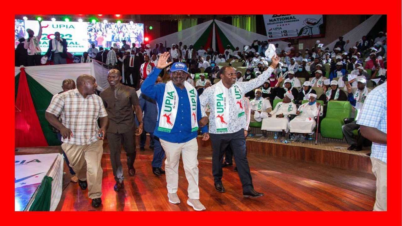 UPIA Party unanimously endorsed Raila as 5th President in 9th August ...