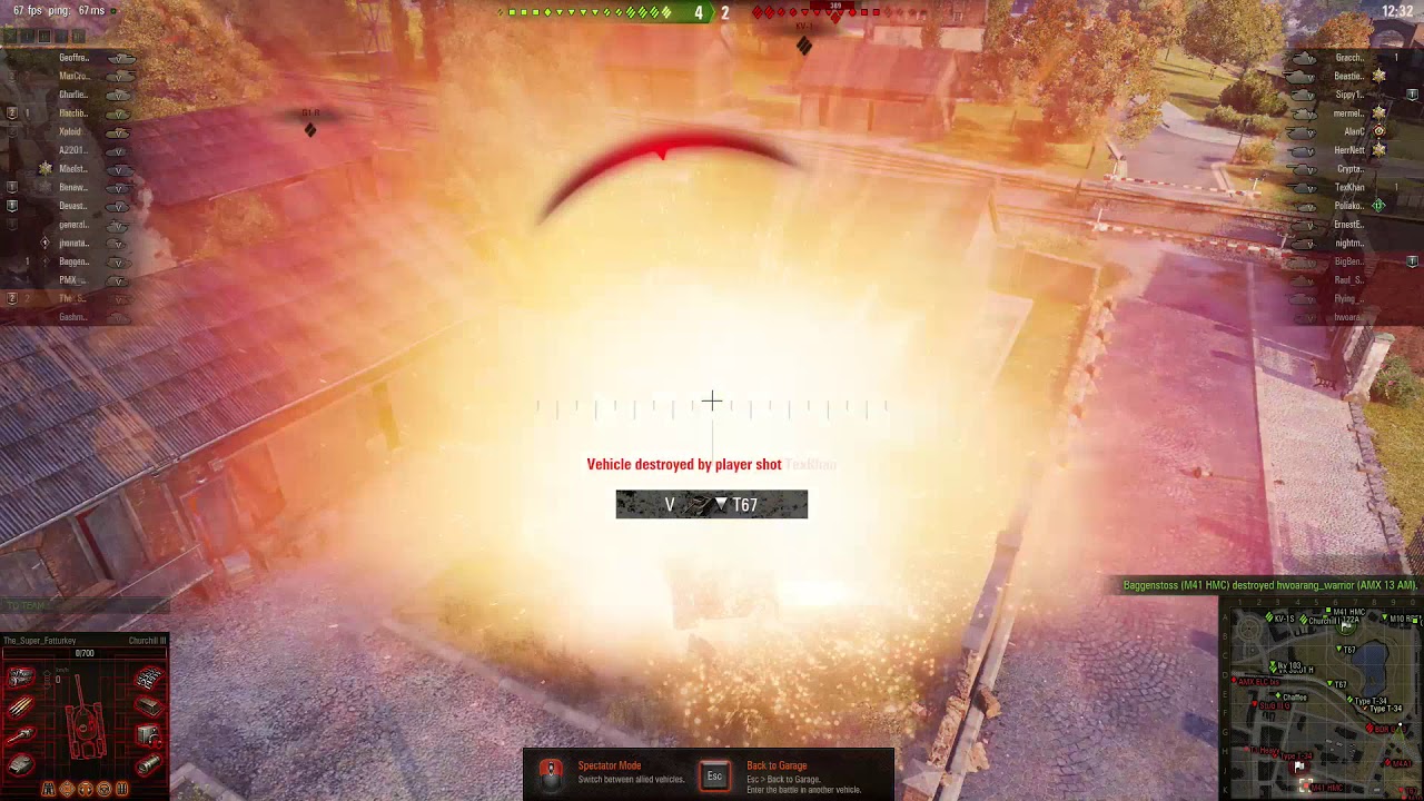 Turkey Plays:World of Tanks PC First Game - YouTube