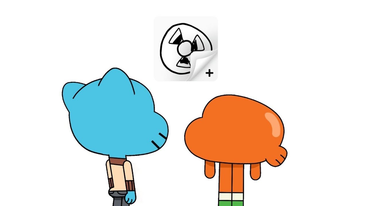Gumball and Darwin flipaclip animation test - YouTube